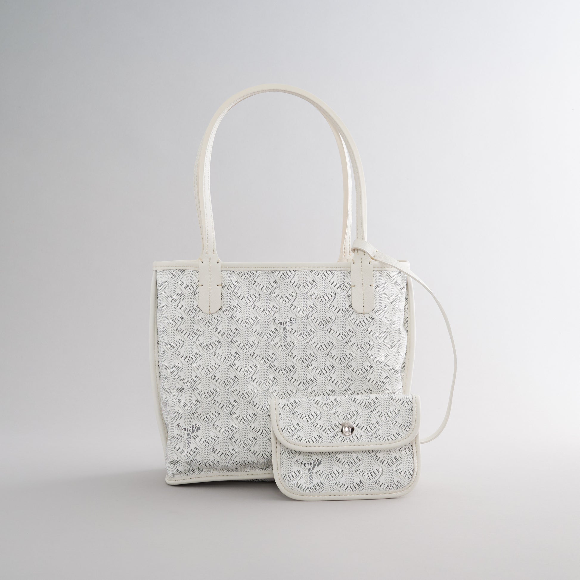 Goyard Anjou Tote Mini White – eliteUSA