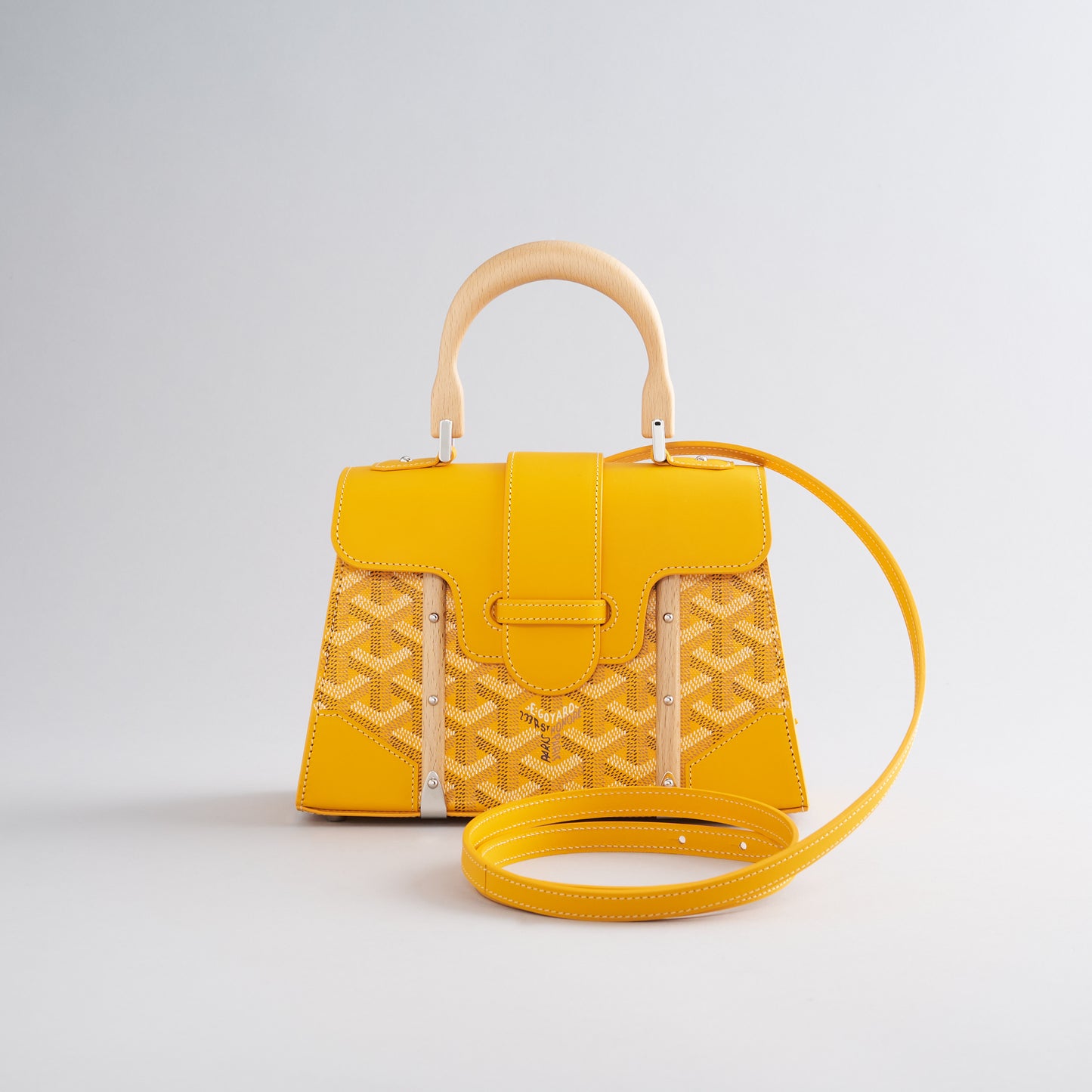 Goyard Saigon Structured Mini Yellow Palladium Hardware – eliteUSA