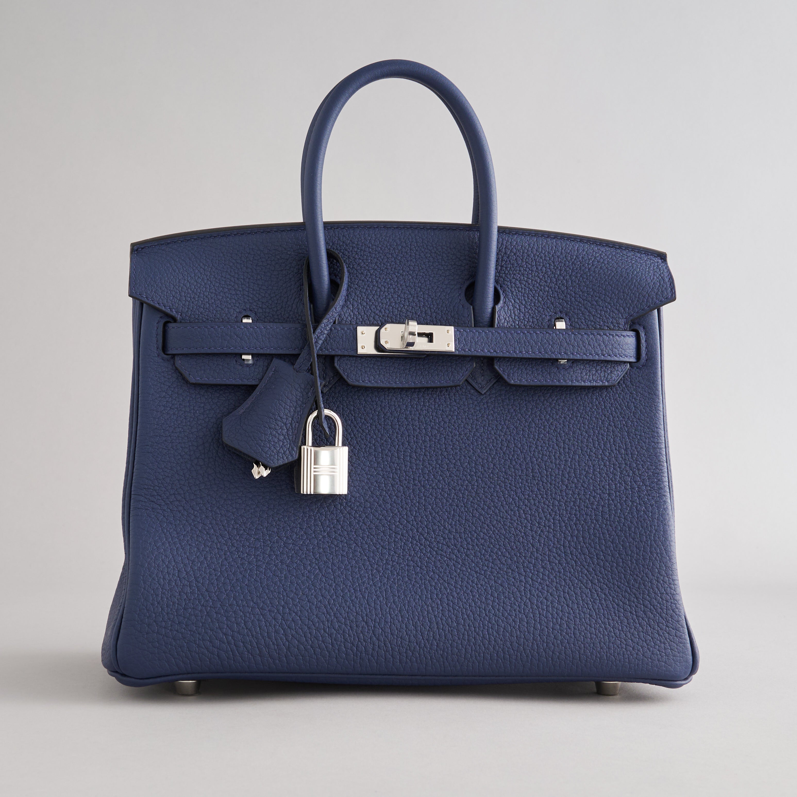 Hermès Birkin 25 Togo Blue Navy Palladium Hardware – eliteUSA