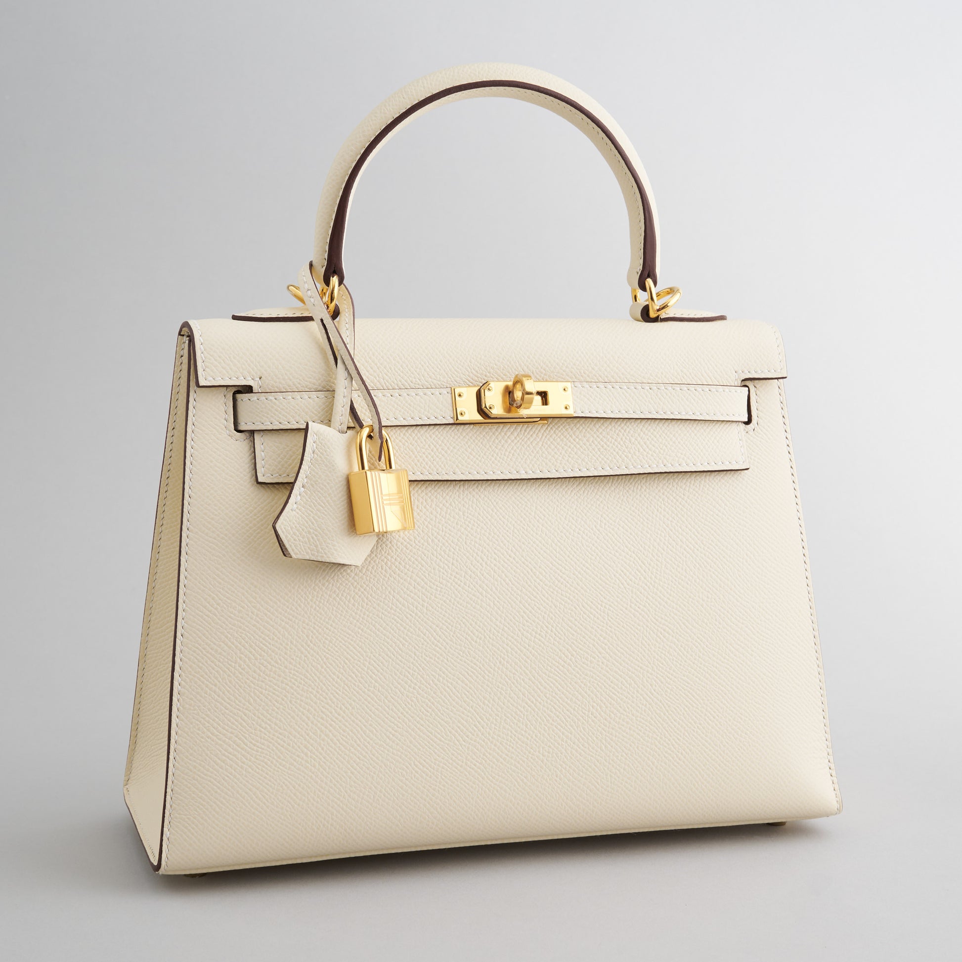 Hermès Kelly 25 Epsom Nata Gold Hardware Sellier – eliteUSA